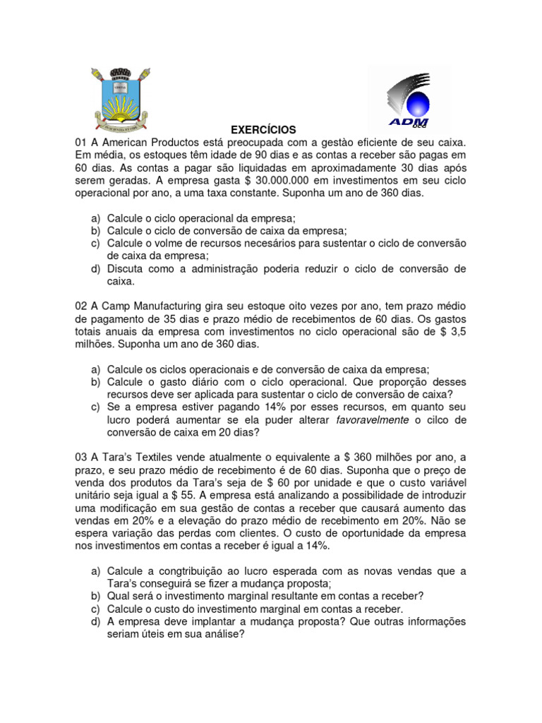 Exercícios Cap 14 Gitman - Gabarito | PDF | Investimentos | Avaliação ... Exercícios Cap 14 Gitman - Gabarito | PDF | Investimentos | Avaliação ...