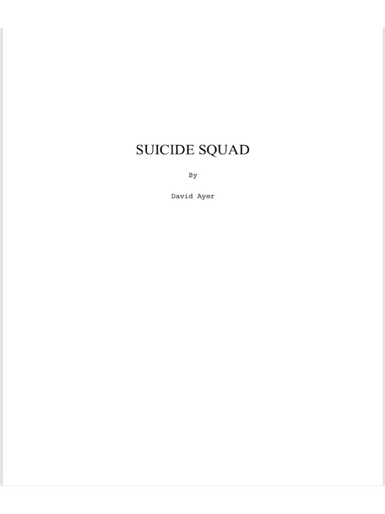 Suicide Squad | PDF