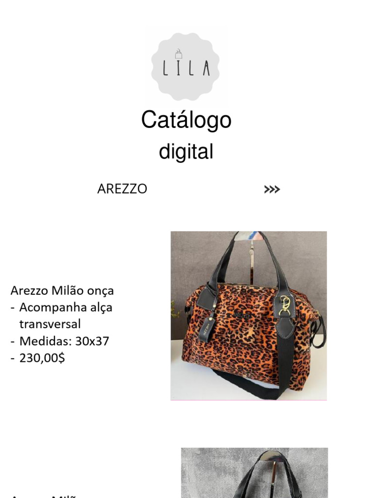 Catálogo Bolsa Arezzo - Schutz | PDF