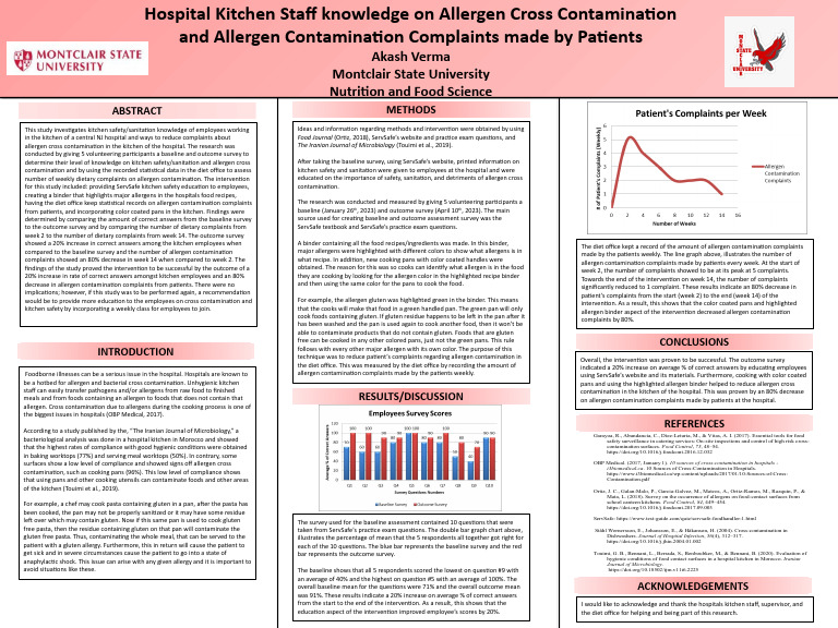 Practicum Poster | PDF | Cooking | Foodborne Illness