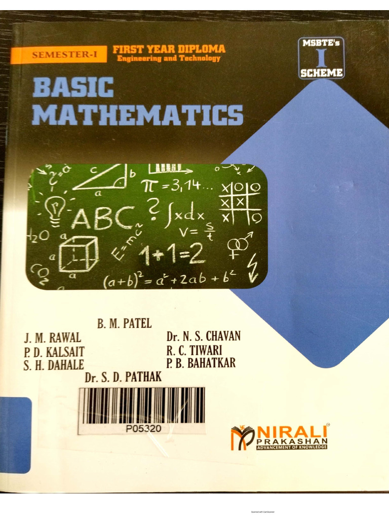 Basic Mathematics 1st Sem | PDF