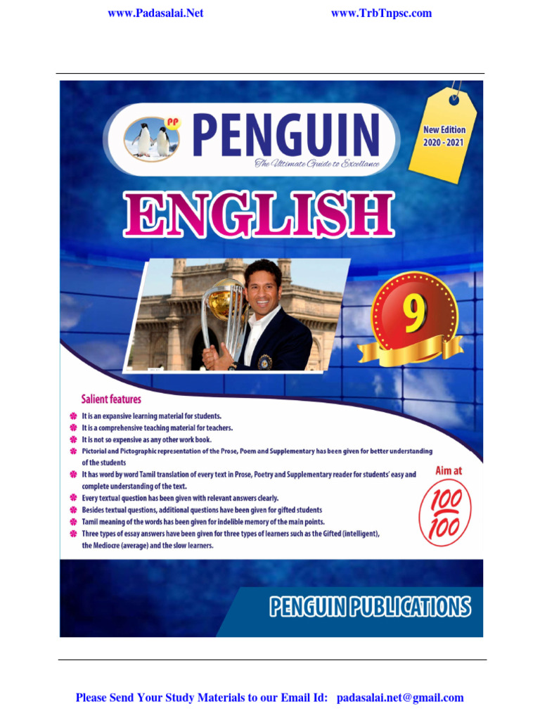 12-9th English - Penguin Guide - Sample Notes - 2020 - 2021 - PDF ...
