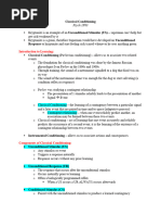 Classical Conditioning Scenarios Explained | PDF | Classical ...