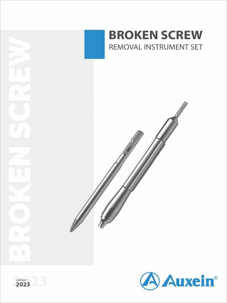 Broken Screw Removal Instrument Set | PDF | Screw | Equipment