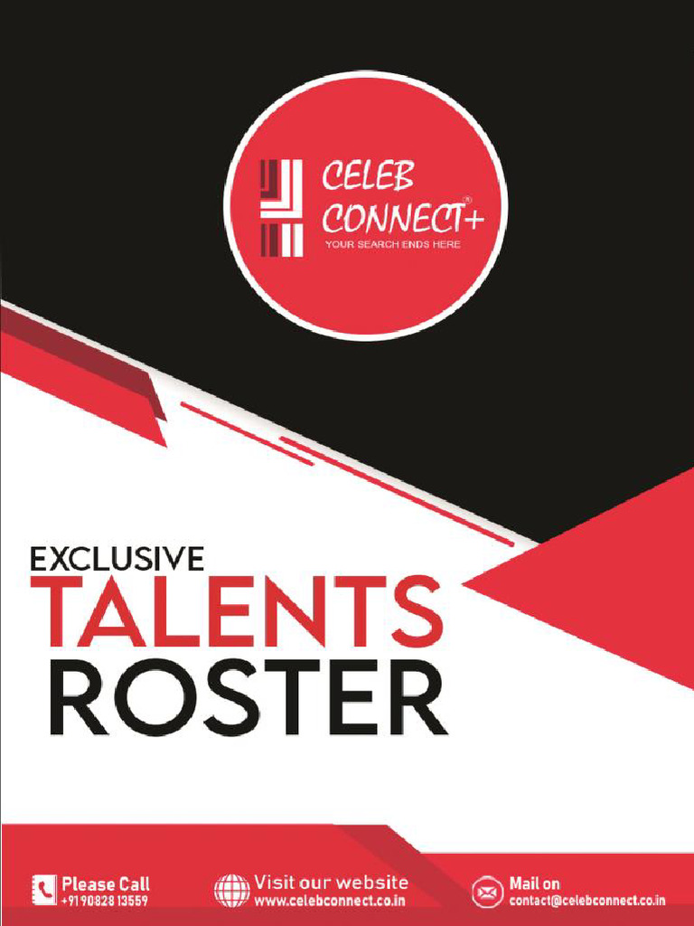 Cleeb Connect - Male Exclusive Talents Roster | PDF