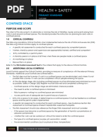 Confined Space Register | PDF | Hazards | Emergency Management