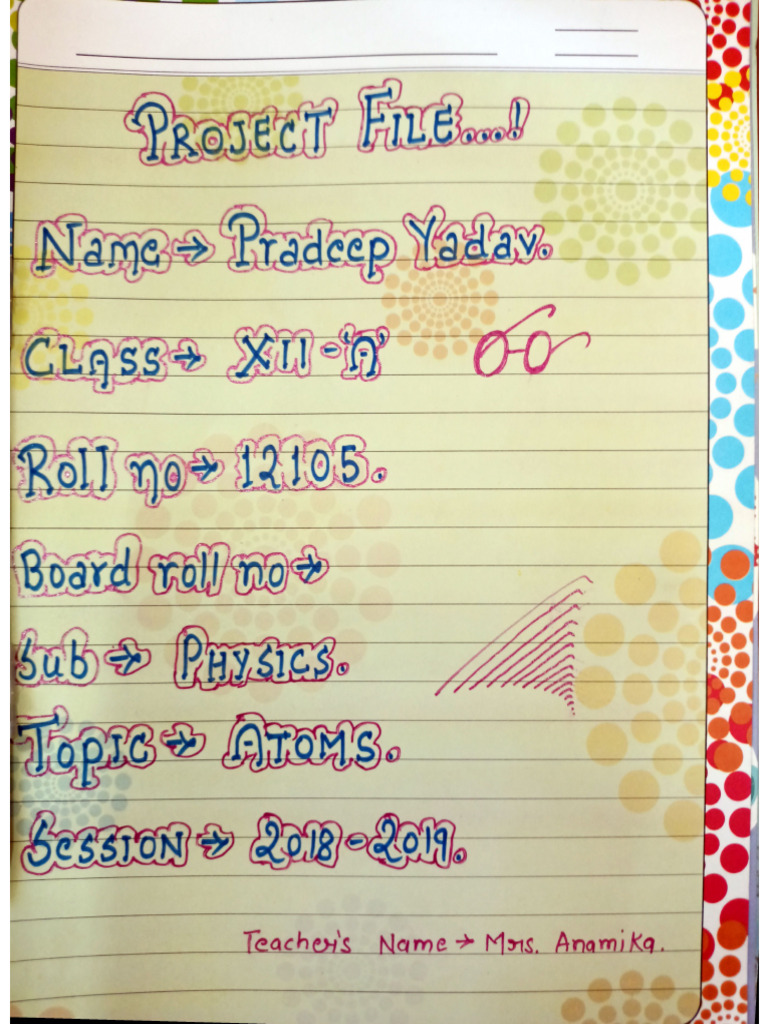 Physics Project File | PDF