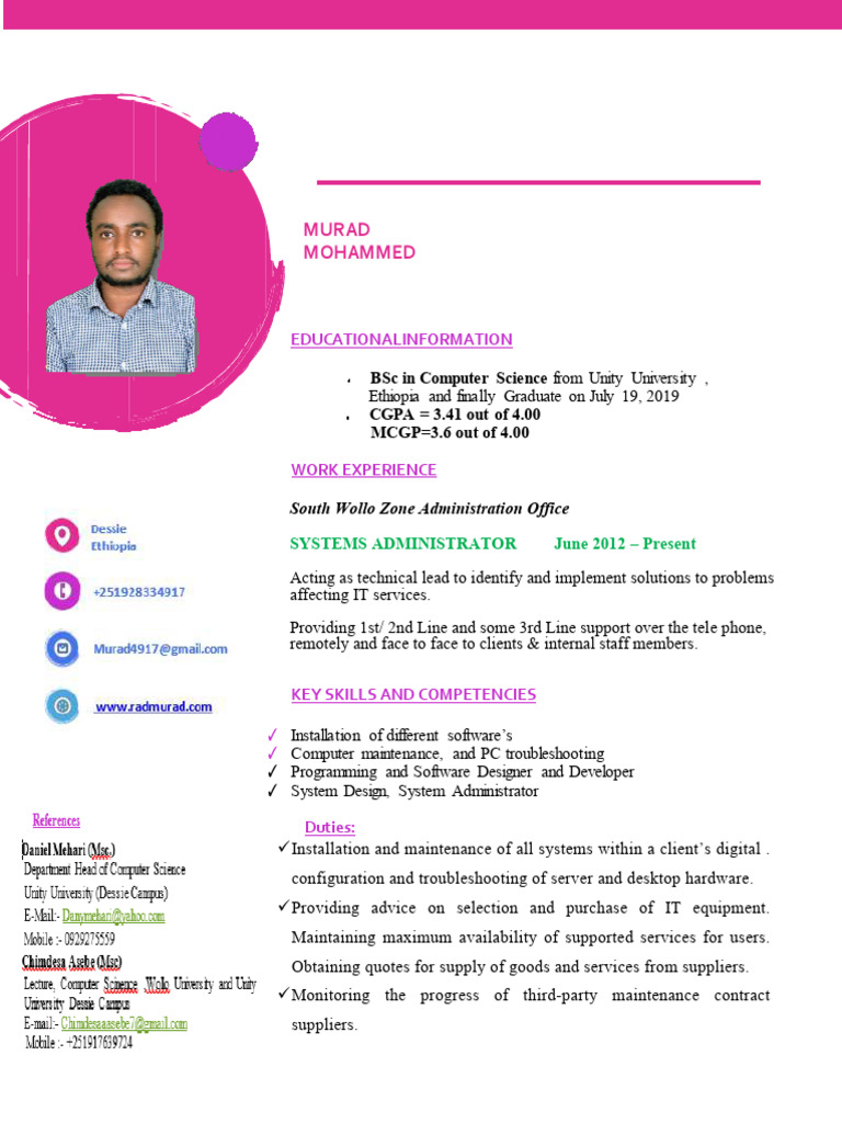 CV, Educational Certificate, Work Experience and Other Certificate | PDF