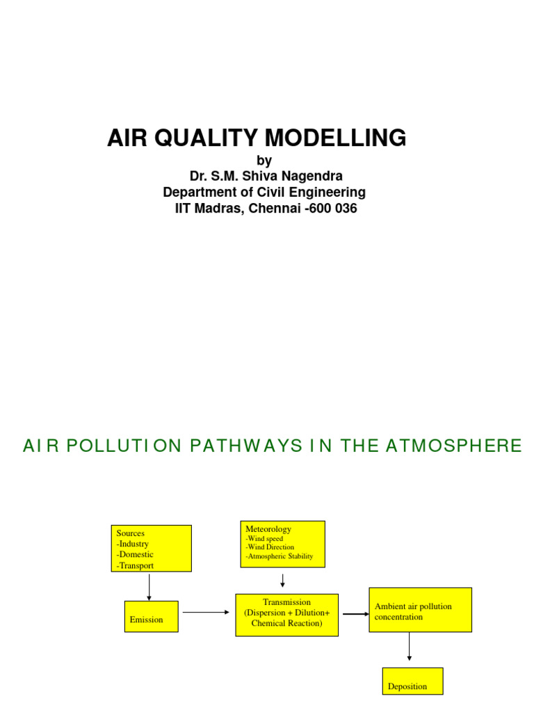 CE4810-Air Pollution Modelling-W3 | PDF | Air Pollution | Applied And Interdisciplinary Physics