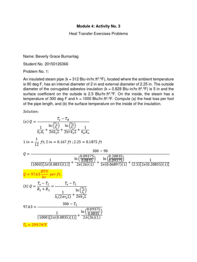 Module 4 Activity No.3 | PDF | Thermal Insulation | Temperature