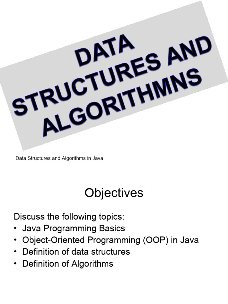 Week1 Introduction To Data Structures Algorithms Pdf Inheritance Object Oriented