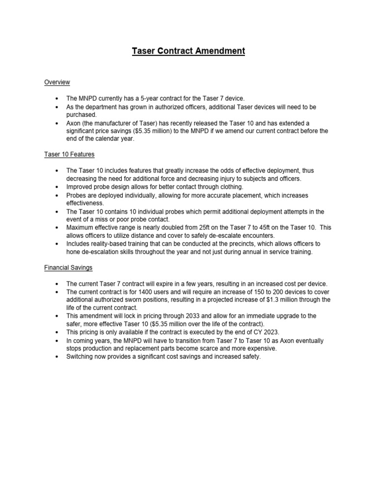 Taser 10 Fact Sheet | PDF