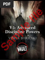 VTM 5E Quick Reference Guide | PDF | Tabletop Games