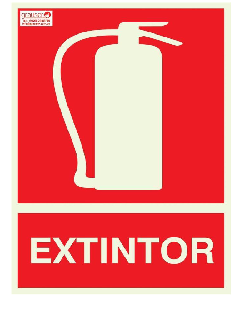 Letrero Extintor | PDF