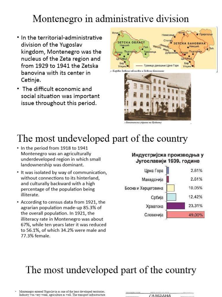 Montenegro 1918 - 1941 | PDF | Montenegro | Socialist Federal Republic Of Yugoslavia