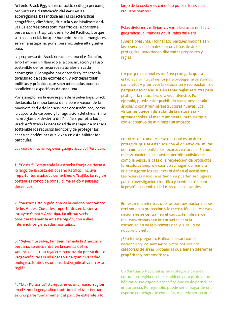 Antonio Brack Egg | PDF | Movimiento conservacionista | Biodiversidad