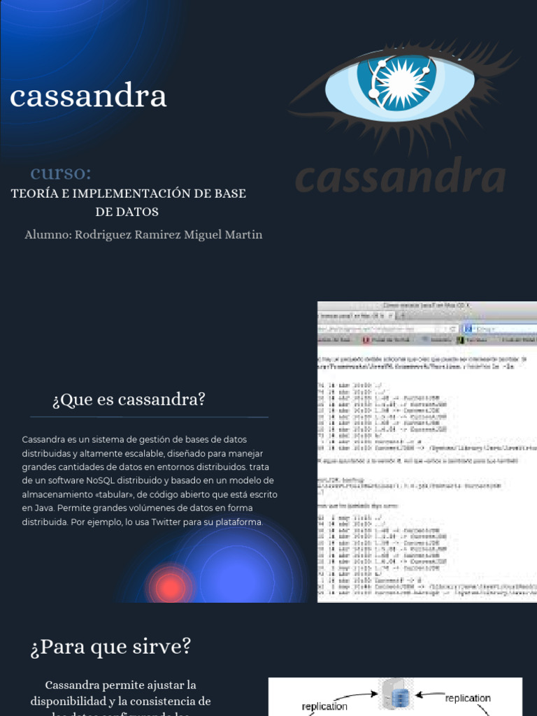 Cassandra | PDF | Escalabilidad | Bases de datos