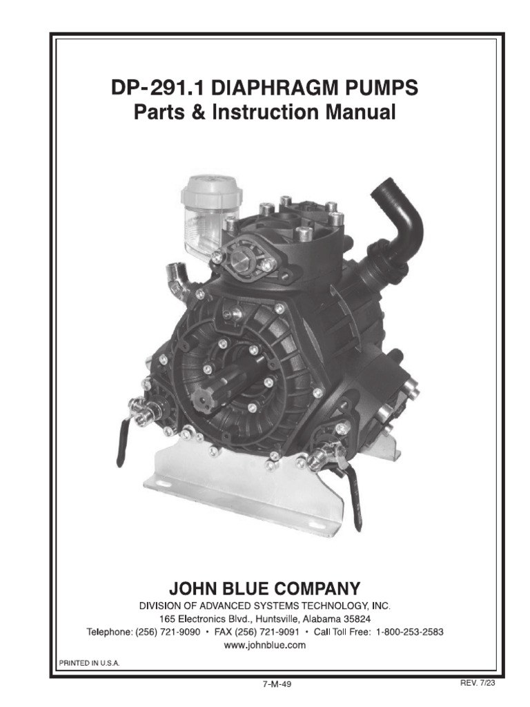 Troubleshooting John Blue Pumps Guide | PDF