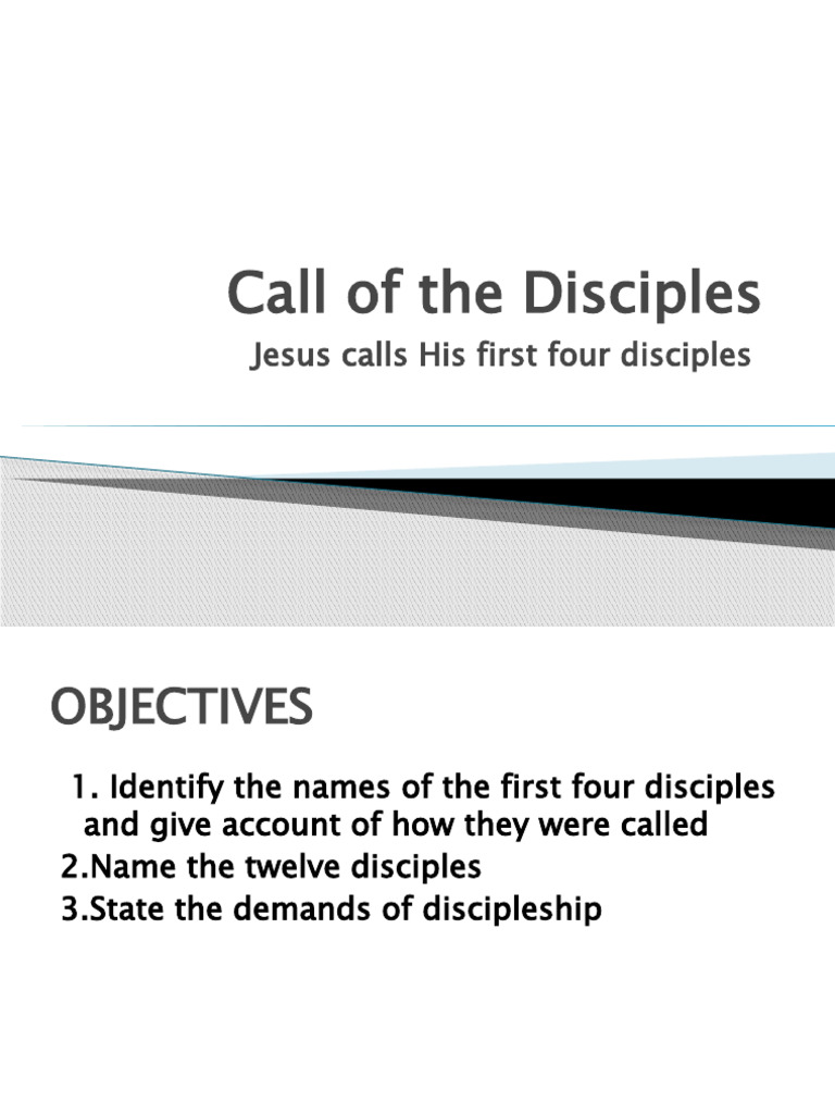 First Four Disciples and Discipleship Demands | PDF