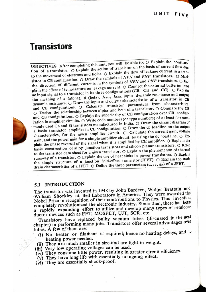 Transistor | PDF