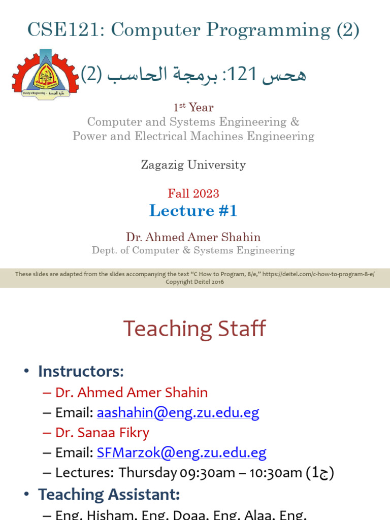 Lecture 1-11327 | PDF | Computer Data Storage | Programming