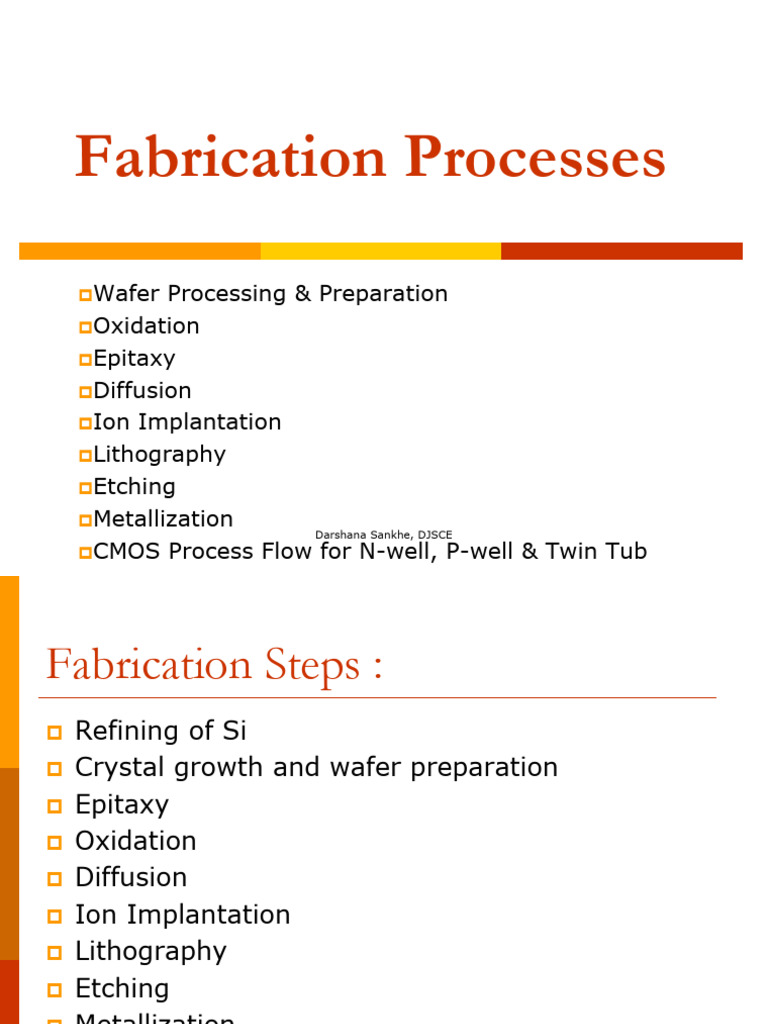 Cmos Process Flow 1 | Download Free PDF | Cmos | Wafer (Electronics)