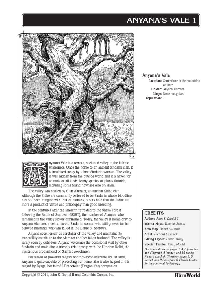 Anyana's Vale (Final) | PDF | Trees | Door
