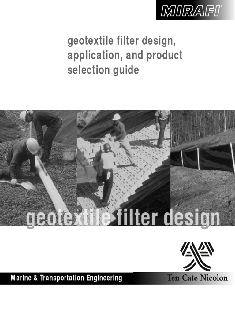 Geotextile Filter Design | PDF | Drainage | Filtration