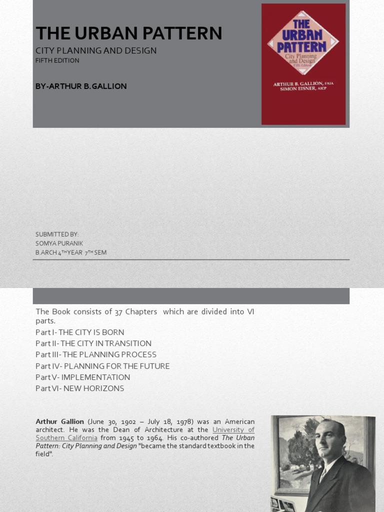 The Urban Pattern | PDF | Urbanization | Urban Planning