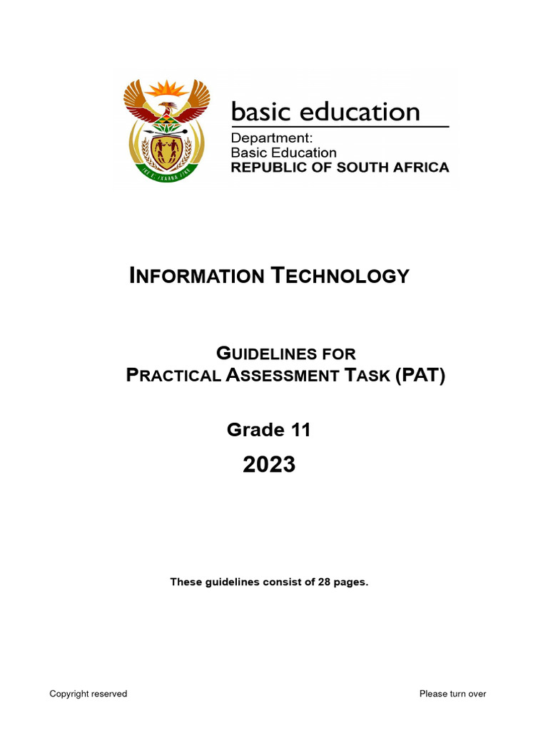GR 11 IT Pat 2023 Eng | PDF | Programming | Computer Program