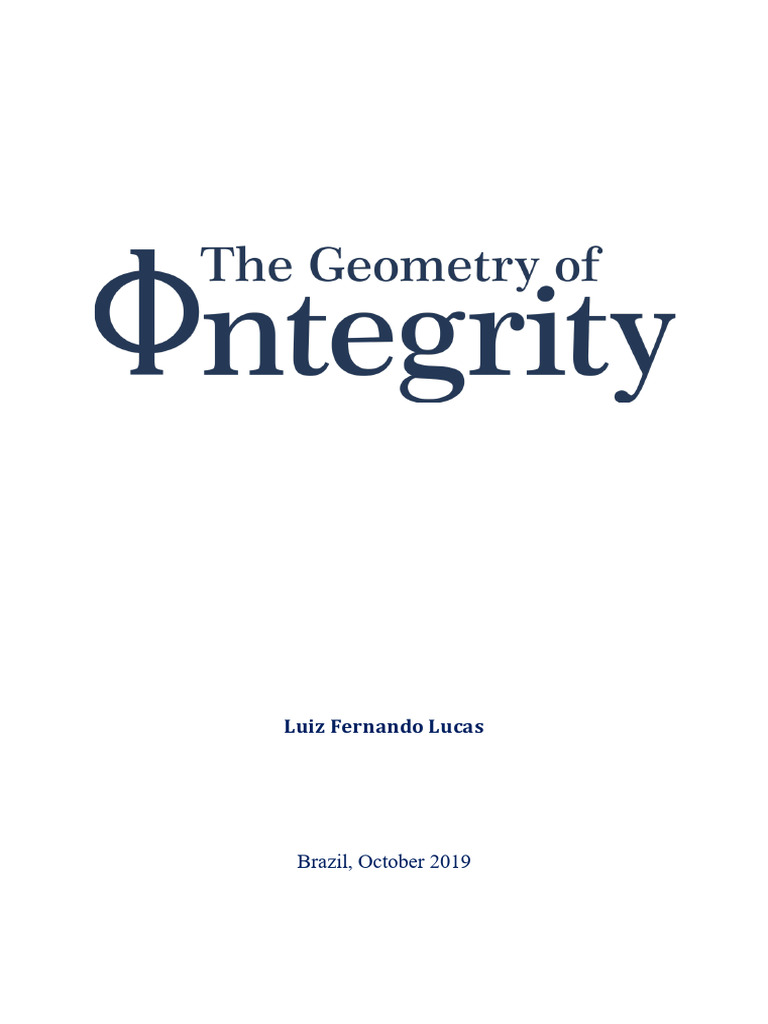 The Geometry of Integrity | PDF | Pi