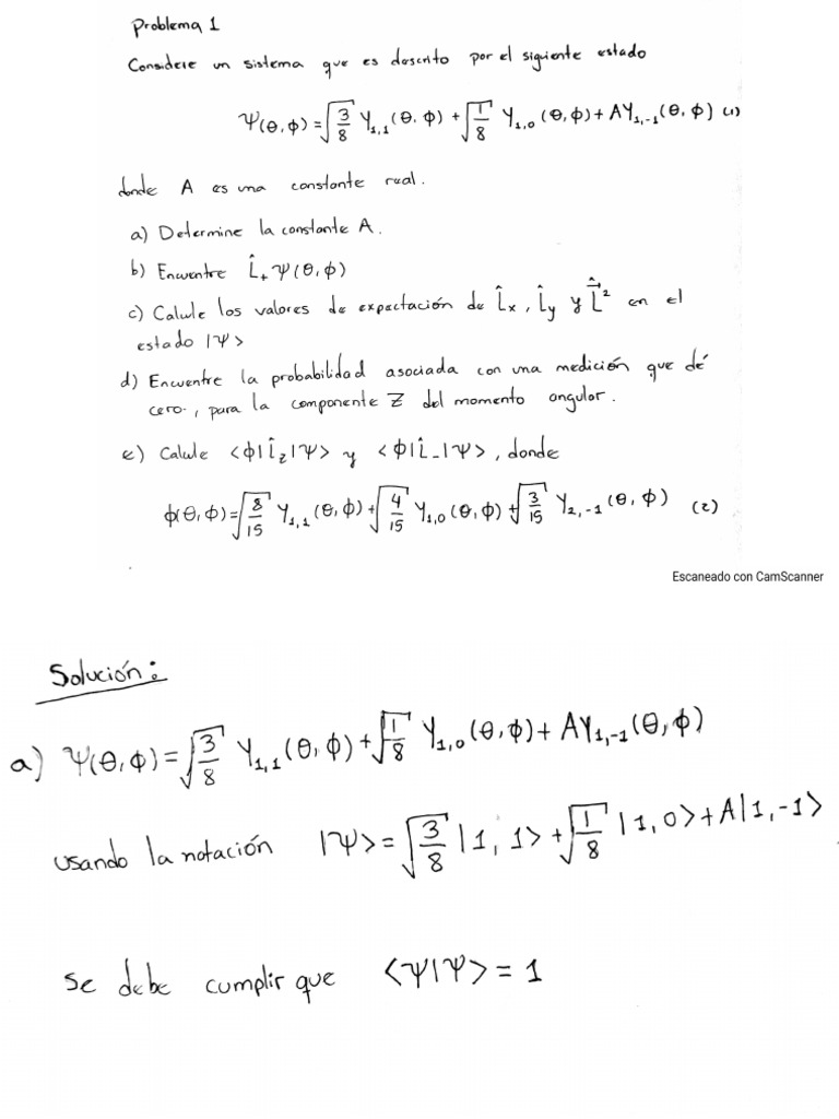 Exercise 5.16, 5.24, 6.7 Zettili | PDF