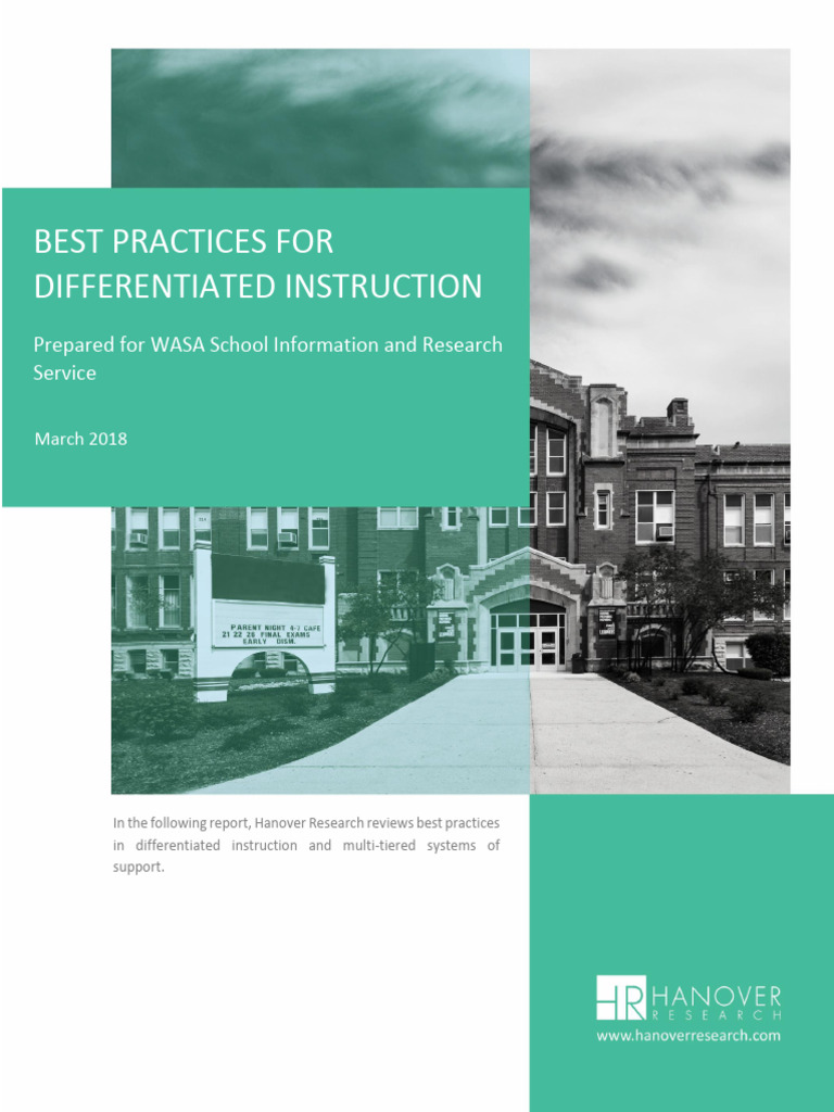 Differentiated Instruction Best Practices | PDF | Differentiated ...