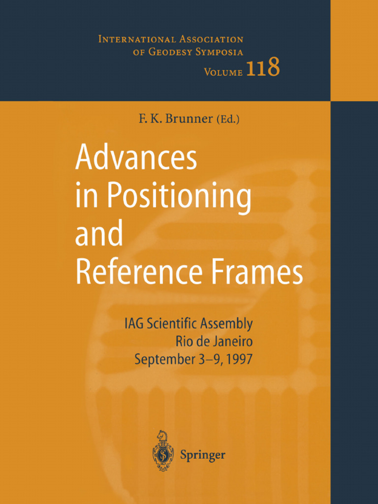 Adavances in Positioning and Frames | PDF | Geodesy | Geographic Data ...