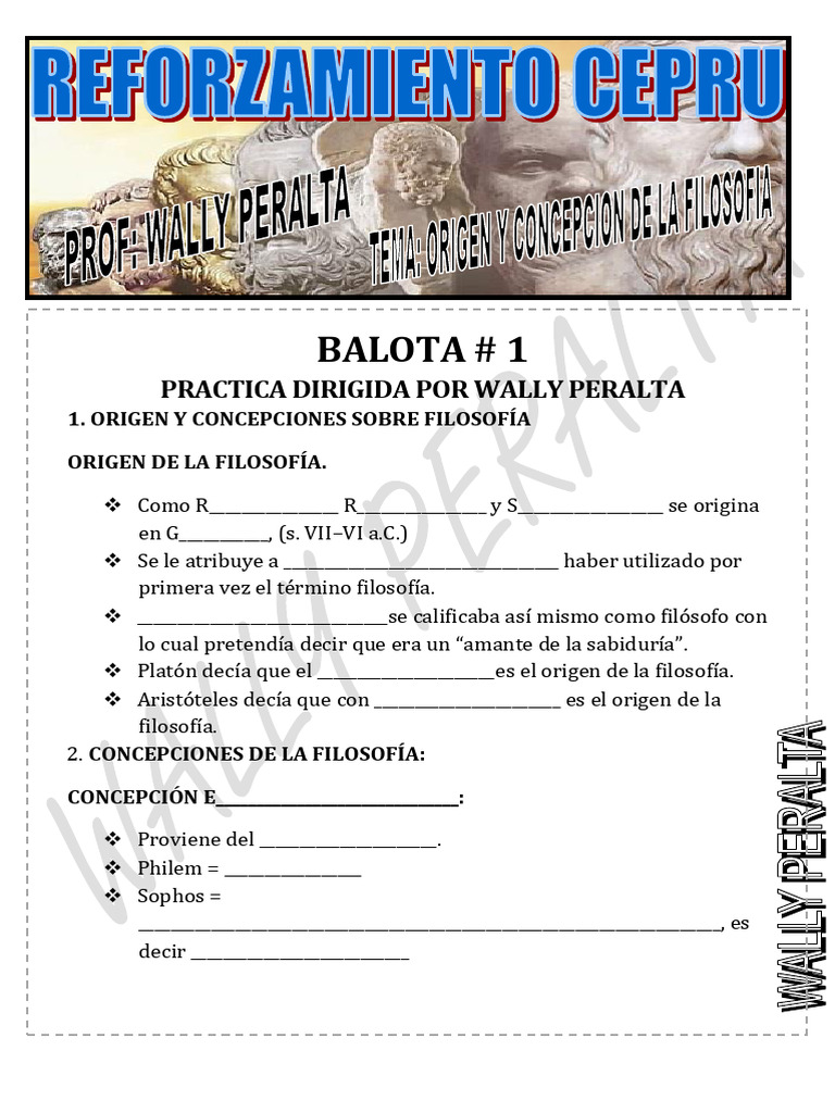 Teoria Filosofia Balota 1 | PDF