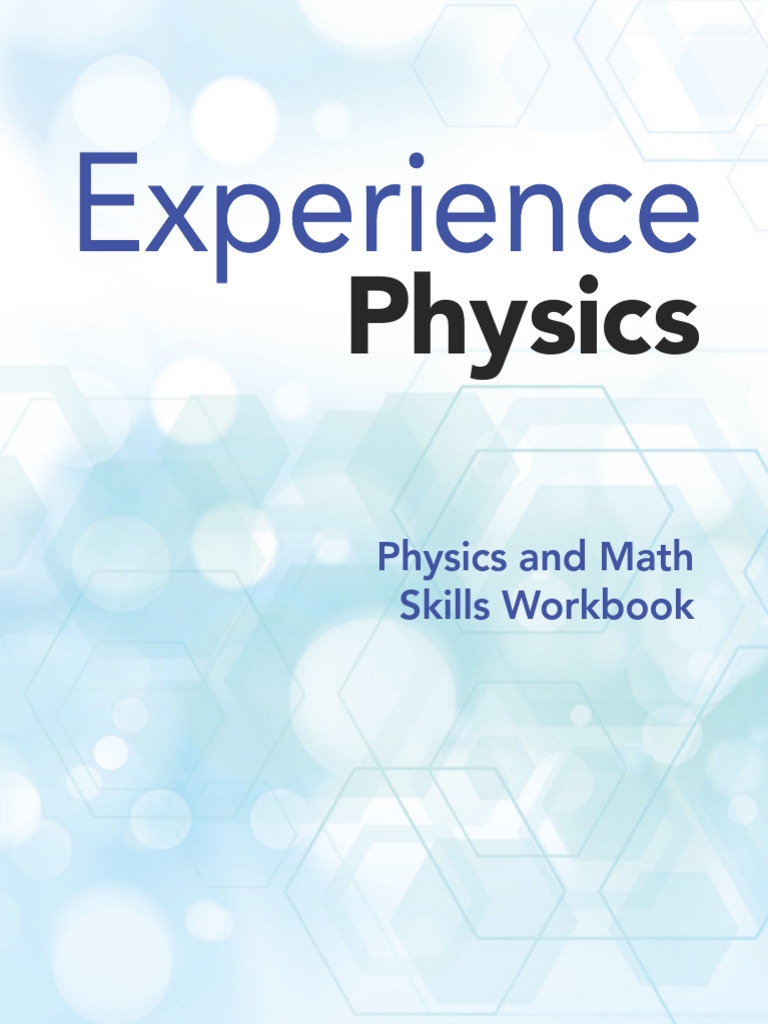 Experience Physics Skills Workbook PDF | PDF | Force | Velocity