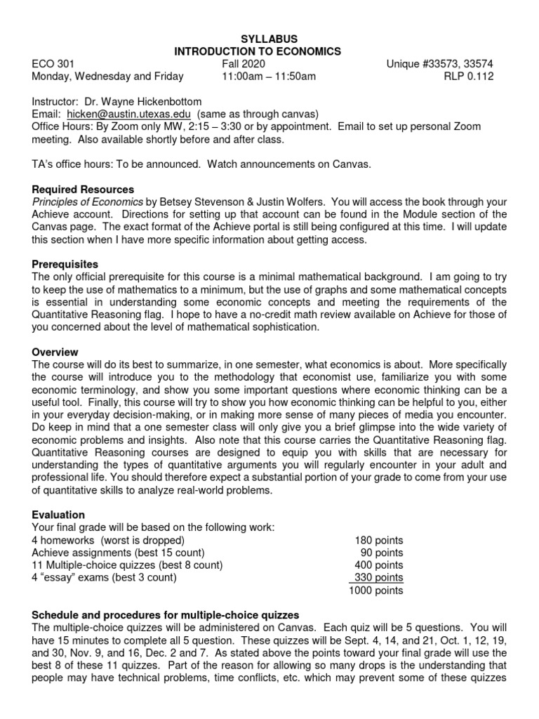 Hickenbottom - 33573 and 33574 - 301 | PDF | Quiz | Academic Dishonesty