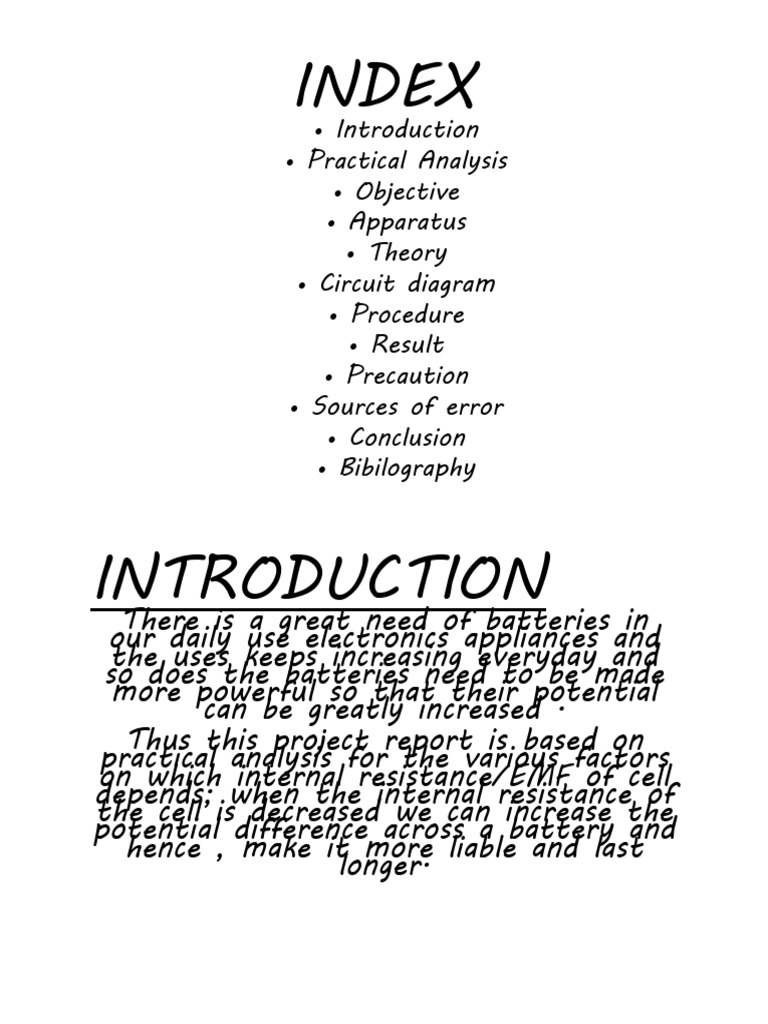 Phy Project 12th | Download Free PDF | Electrical Resistance And Conductance | Electricity