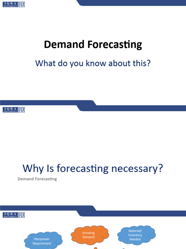 Demand Forcasting | PDF | Forecasting | Business