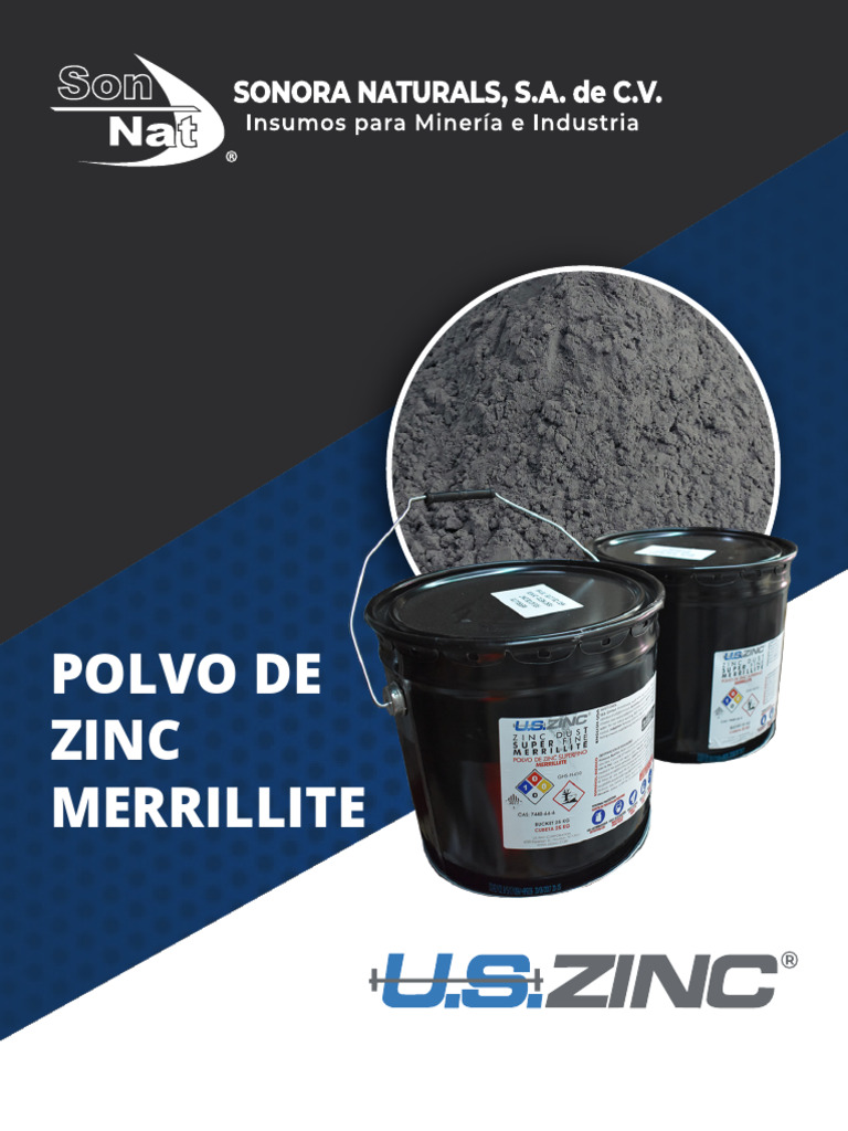 Zinc Merrillite Brochure | PDF | Minería | México