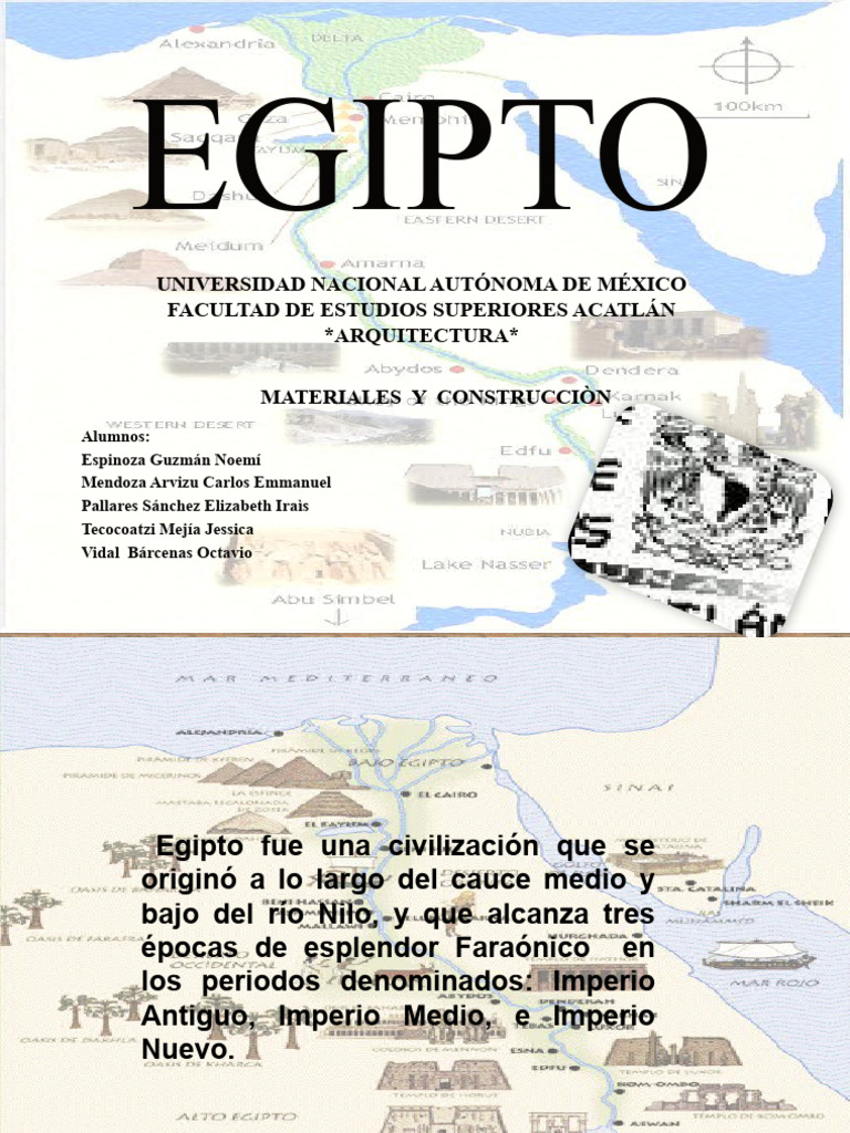 Diapositivas Egipto | PDF | Antiguo Egipto | templo