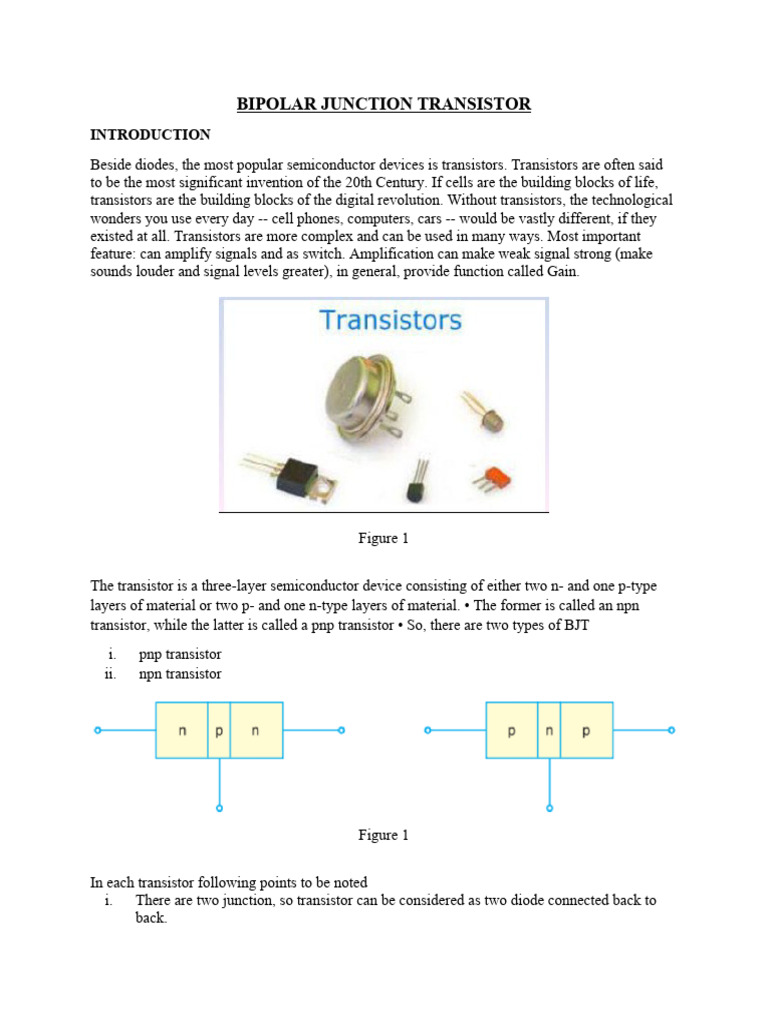 Lecture5 (Analogue Electronics I) | PDF | Bipolar Junction Transistor ...