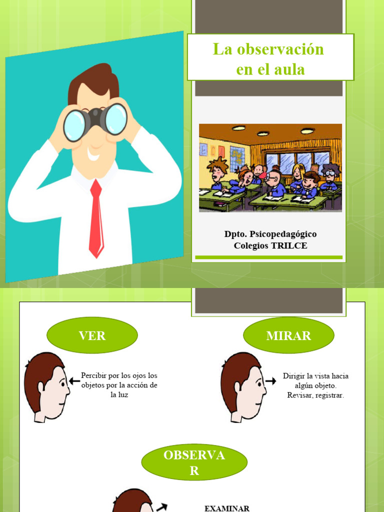 Observar en Aula | Descargar gratis PDF | Salón de clases ...