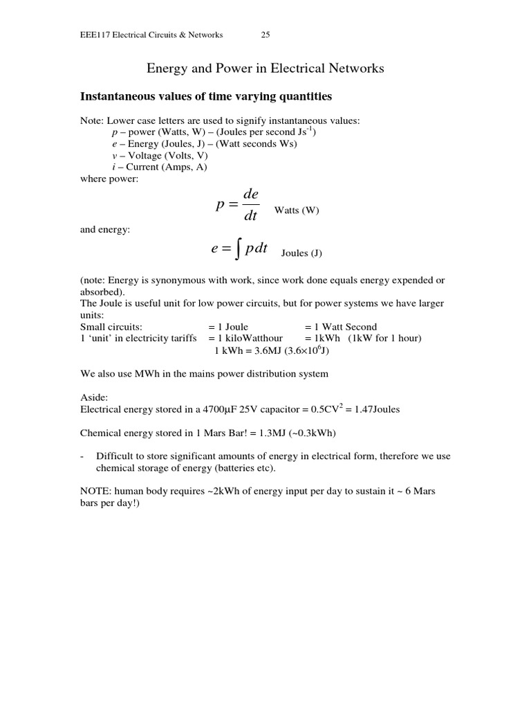 Sect 2 Energy and Power | Download Free PDF | Ac Power | Electric Power