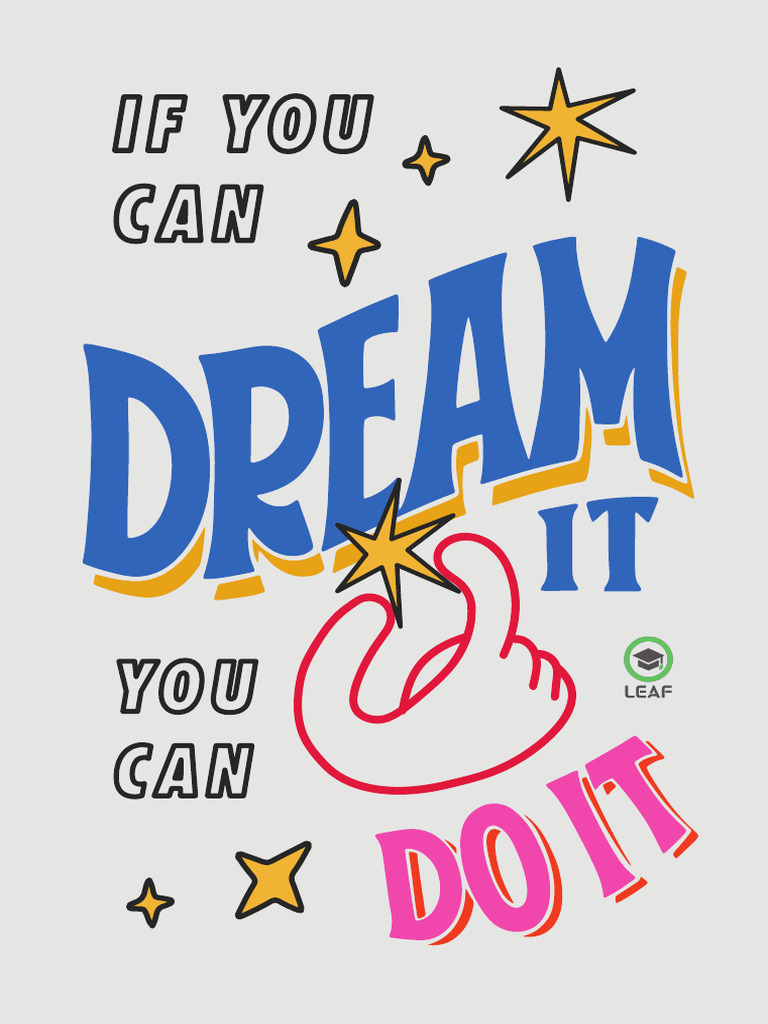Dream It Do It Print | PDF