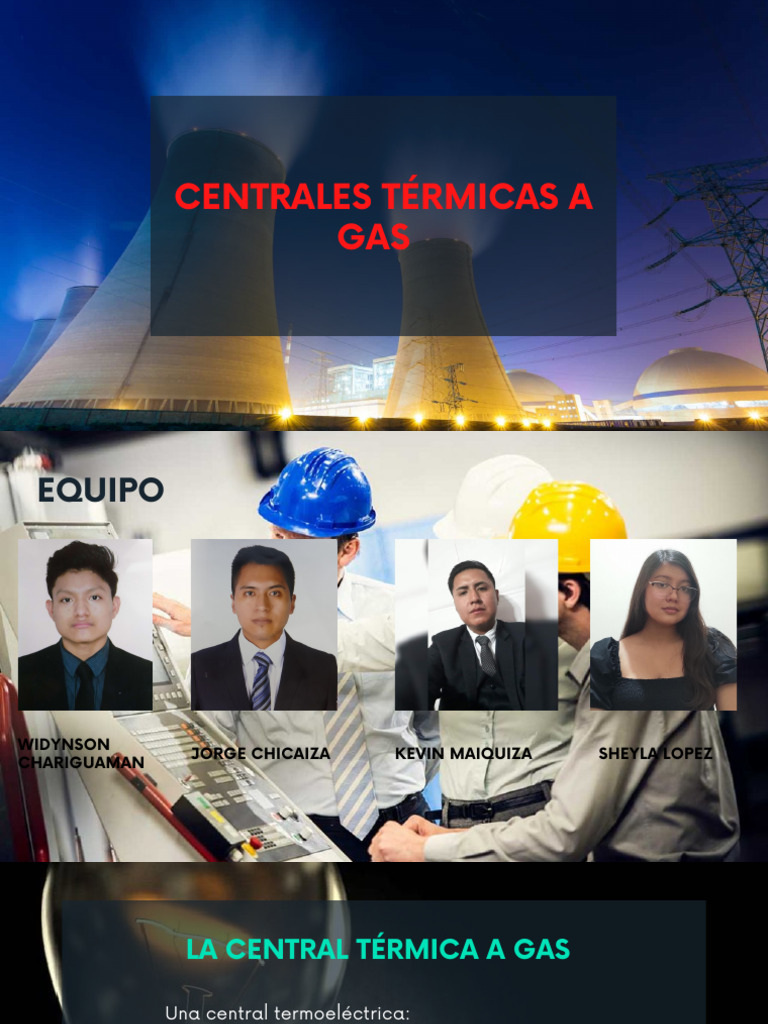 Centrales Térmicas a Gas | PDF | Gas natural | Combustibles