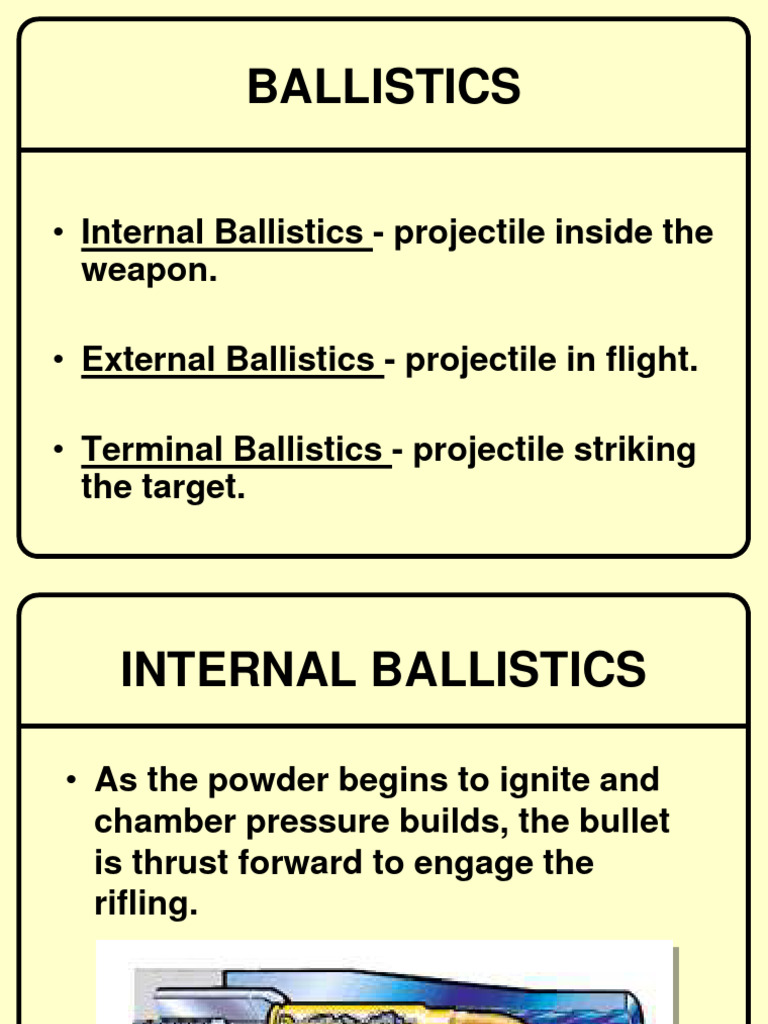 DIV 16 Ballistics | PDF | Gun Barrel | Flight
