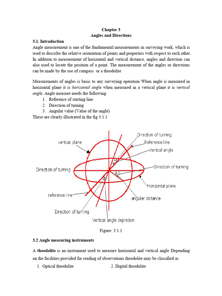 Chapter 4 | PDF | Angle | Surveying