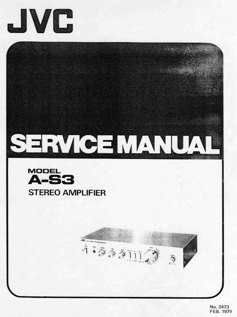 JVC A S3 Service Manual | PDF