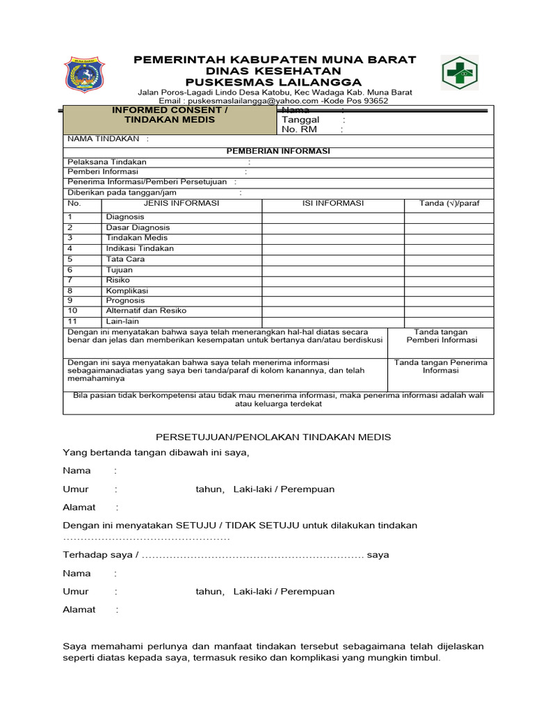 Form INFORMED CONSENT | PDF